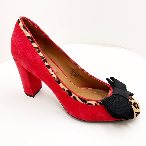 Isaac Mizrahi | Shoes | Isaac Mizrahiny Suede Leopard Print Pumps ...